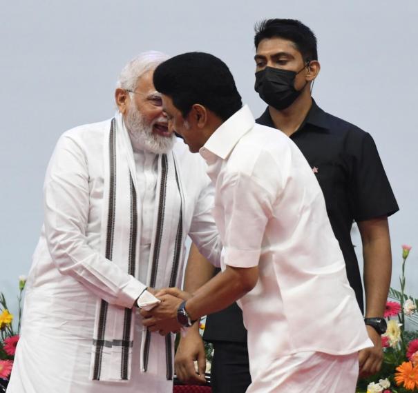 Album - சென்னை விழாவில் பிரதமர் மோடியும் முதல்வர் ஸ்டாலினும் ...