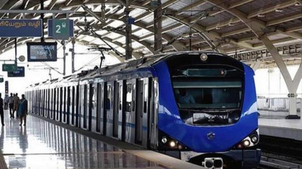வண்ணாரப்பேட்டை - திருவொற்றியூர் புதிய தடத்தில் மெட்ரோ ரயிலை இயக்கி ...